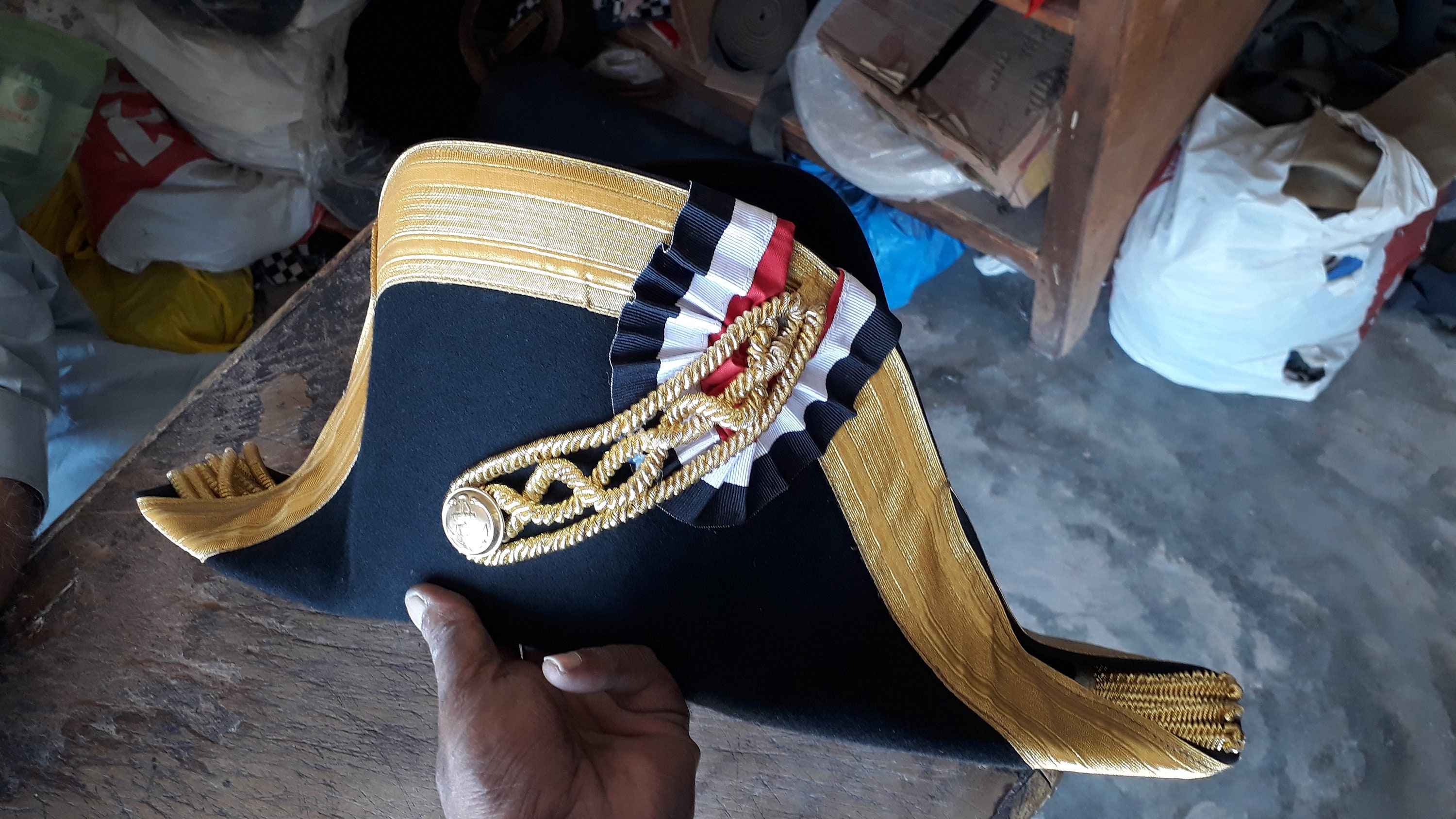 PRUSSIAN ADMIRAL’S Bicorn Hat - Revolutionary War Inspired Headwear - Etsy