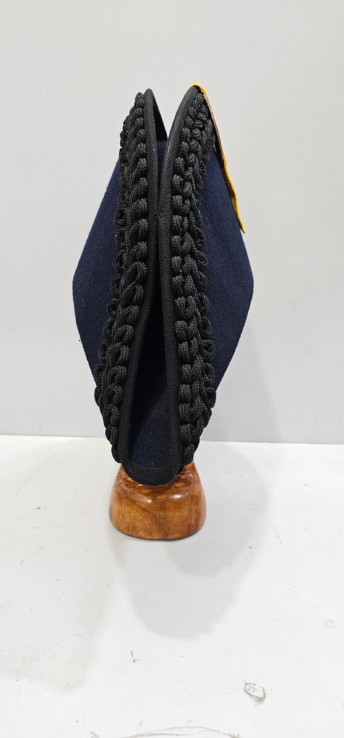 Bicorne With Black Trim - Italian Cocked Hat - Red White Green Cockade ...
