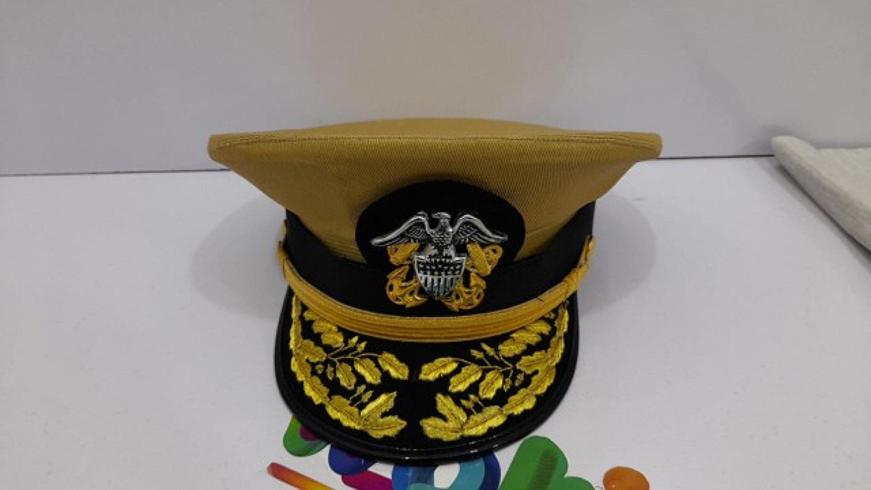 USA NAVY COMMANDER Admiral Cap - Etsy