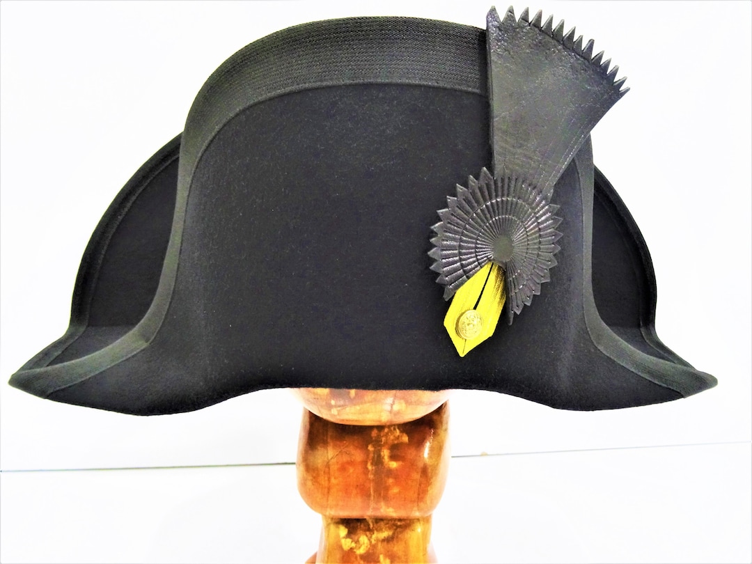 Royal Navy Bicorne With Black and Gold Trim - British Cocked Hat ...