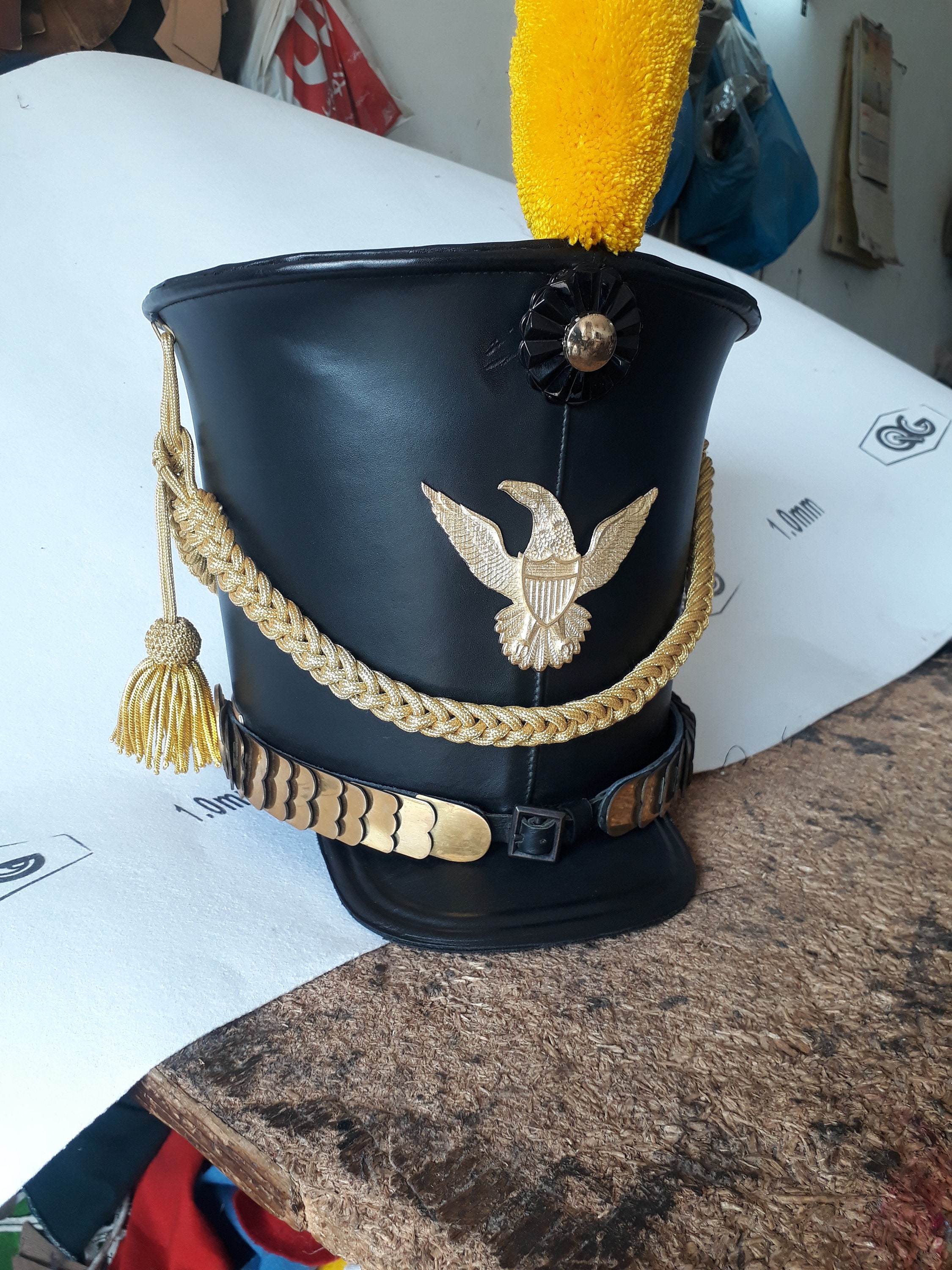 Virginia Militia Officer Bell Crown Shako Hat - Etsy