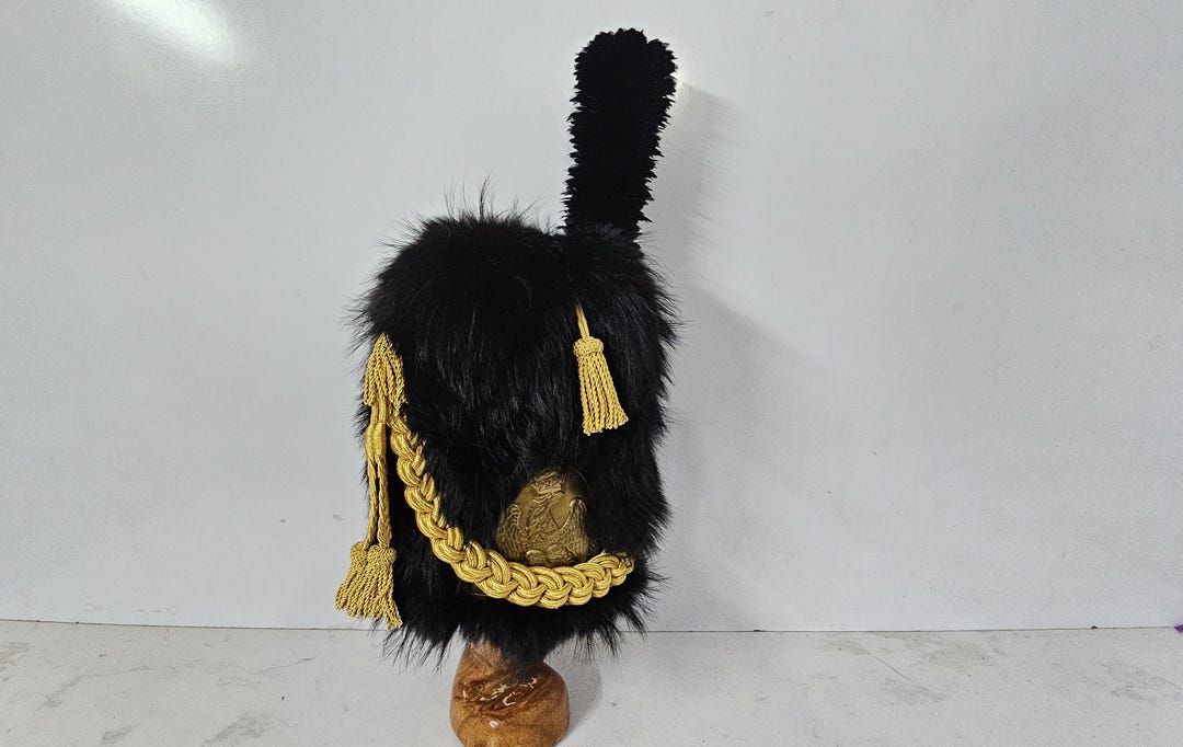 Napoleonic 1st Empire French Imperial Guard Shako Hat – Faux Bearskin ...