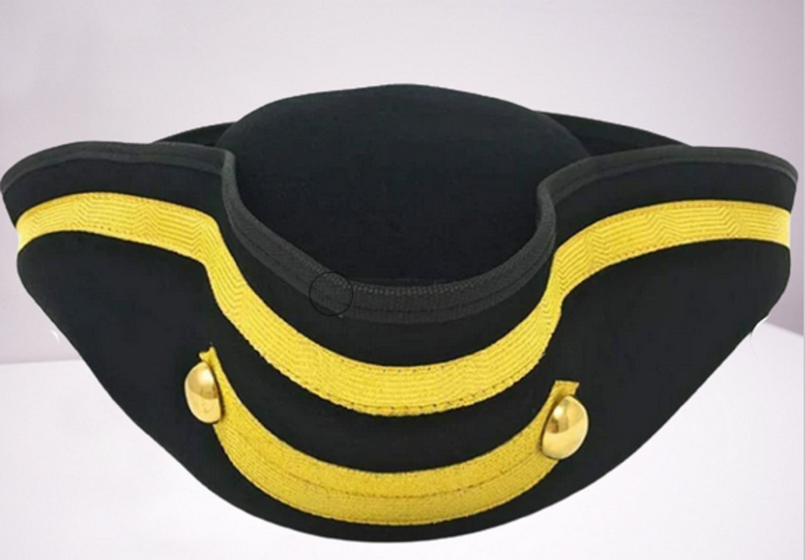 The TRICORNE 18th CENTURY Army Military Tricorn Hat 100% Wool Felt Hat ...