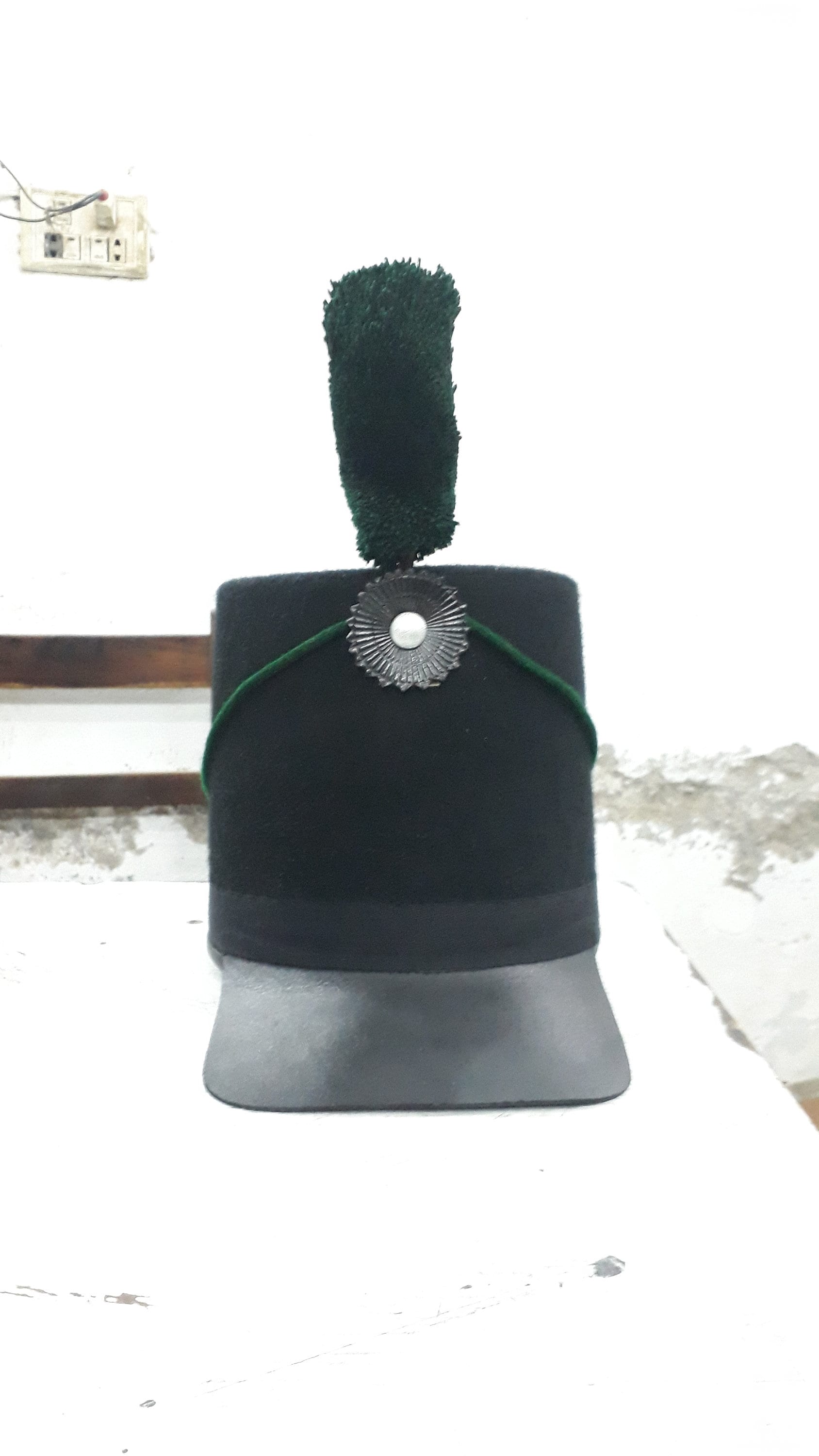 Belgic Shako Hat – Square Peak 95th Rifles Military Cap | Napoleonic ...