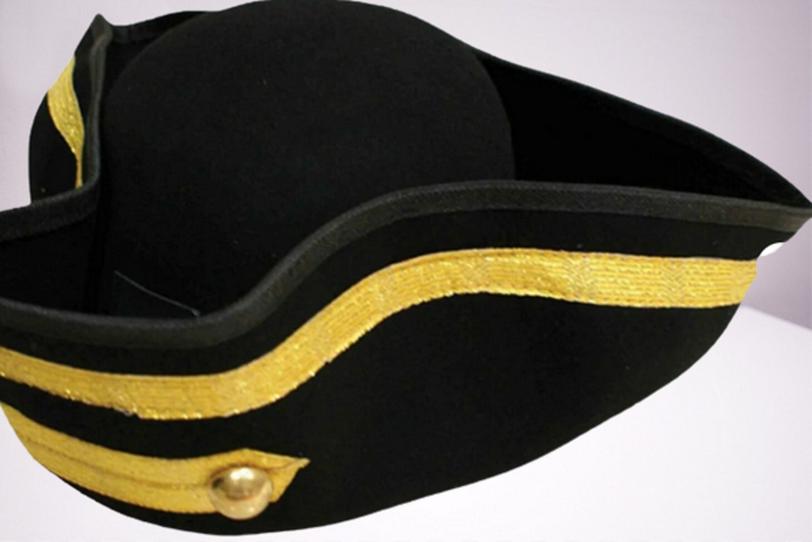 The TRICORNE 18th CENTURY Army Military Tricorn Hat 100% Wool Felt Hat ...