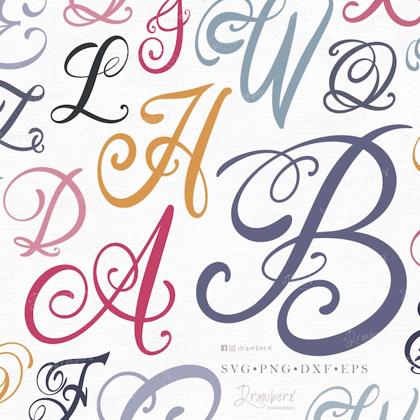 Fancy Letters - Etsy