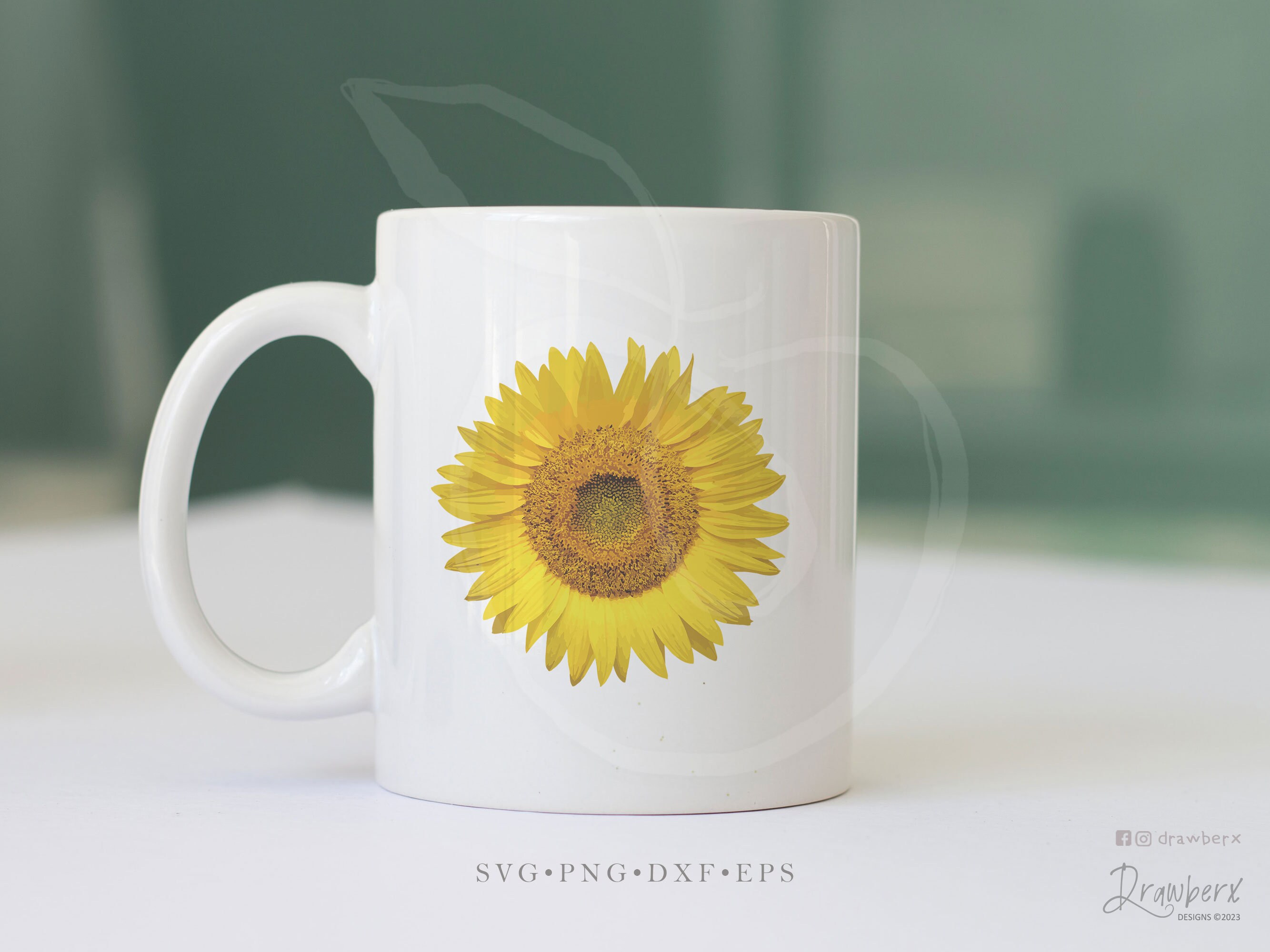 Realistic Sunflower Svg Bundle, Sunflower Images, 3d Sunflower Head ...