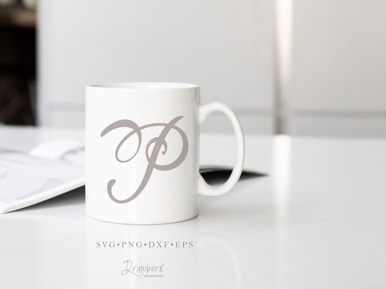 Fancy Letters Svg, Cursive Alphabet Svg, Hand Lettered Script, Monogram ...