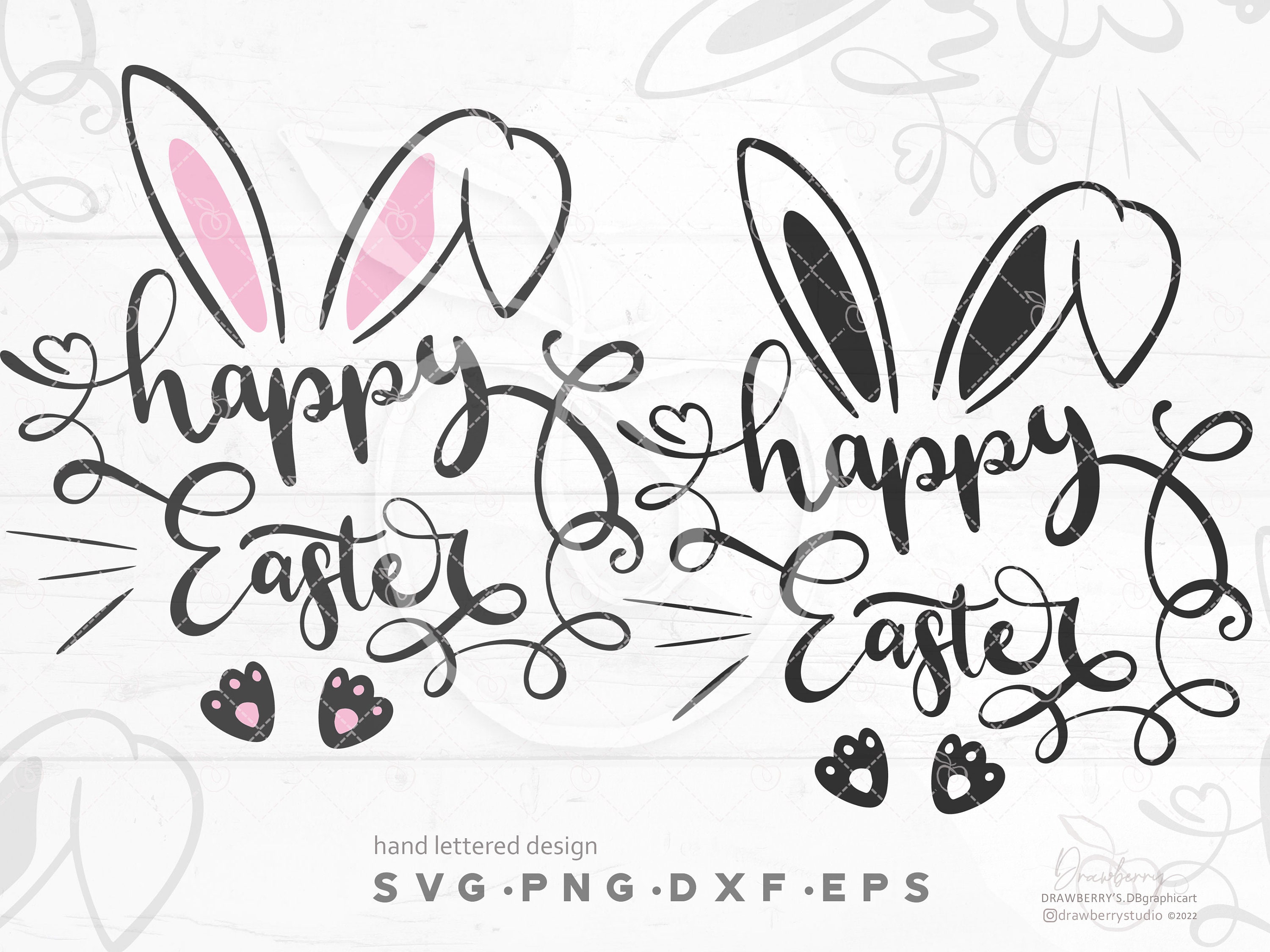 Happy Easter SVG / Easter Bunny Ears Svg, Easter Shirt, Easter Rabbit ...