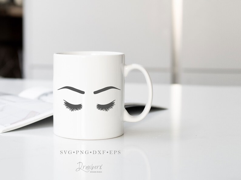 Eyelashes face svg, Mascara, beauty, eyebrows, make-up, closed eyes ...