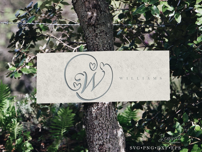 Flourish Letters SVG | Fancy Script Monogram Alphabet With Hearts ...
