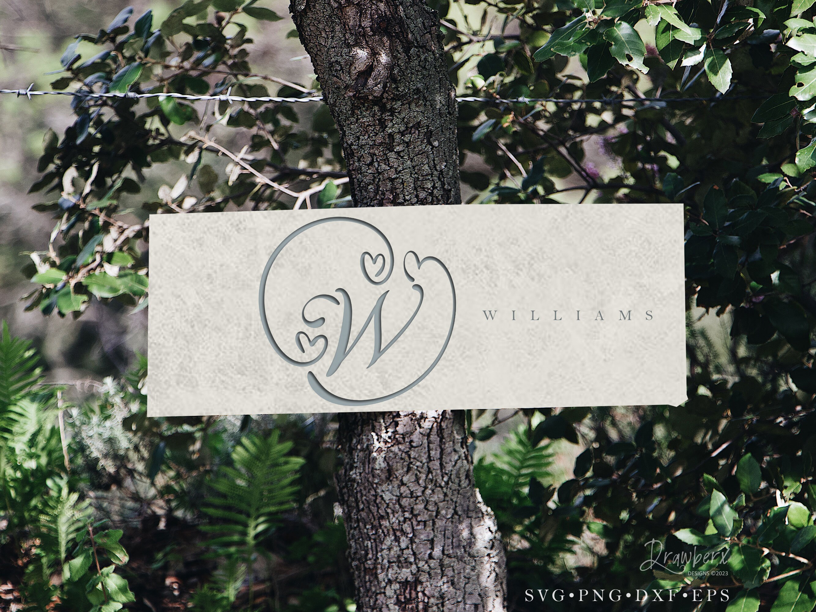 Flourish Letters Svg, Fancy Script Monogram With Hearts / Cursive ...