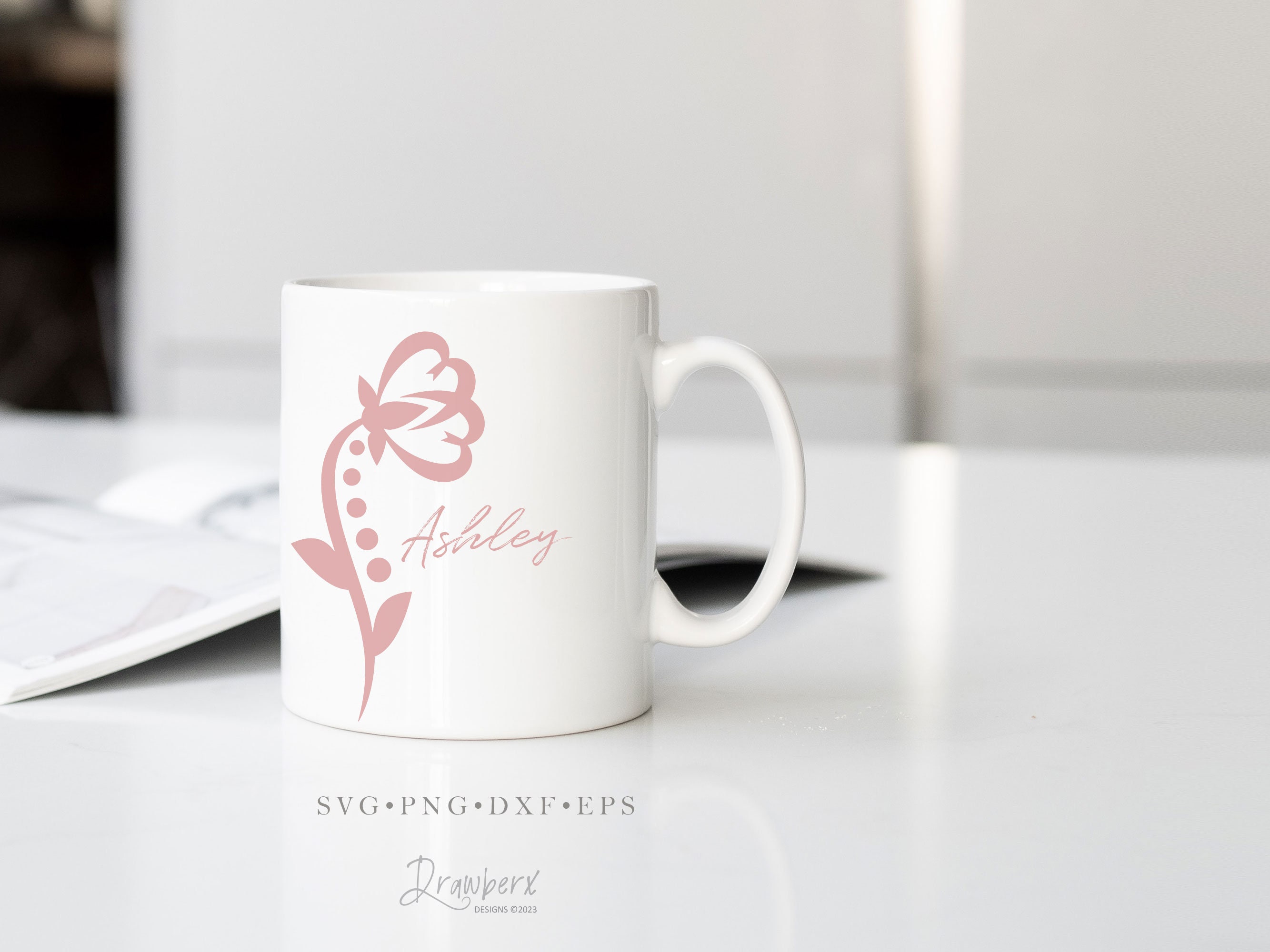 Dots and Floral Swirl and Flourish Svg, Decorative Scroll Design, Vine ...