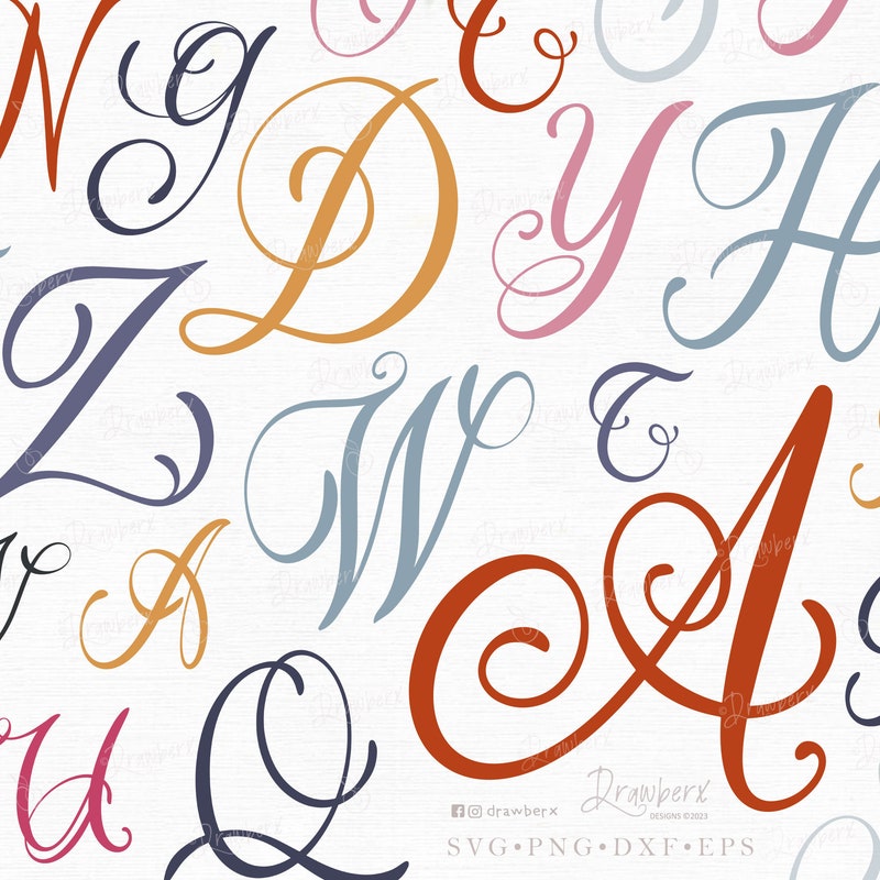 Script Letters - Etsy