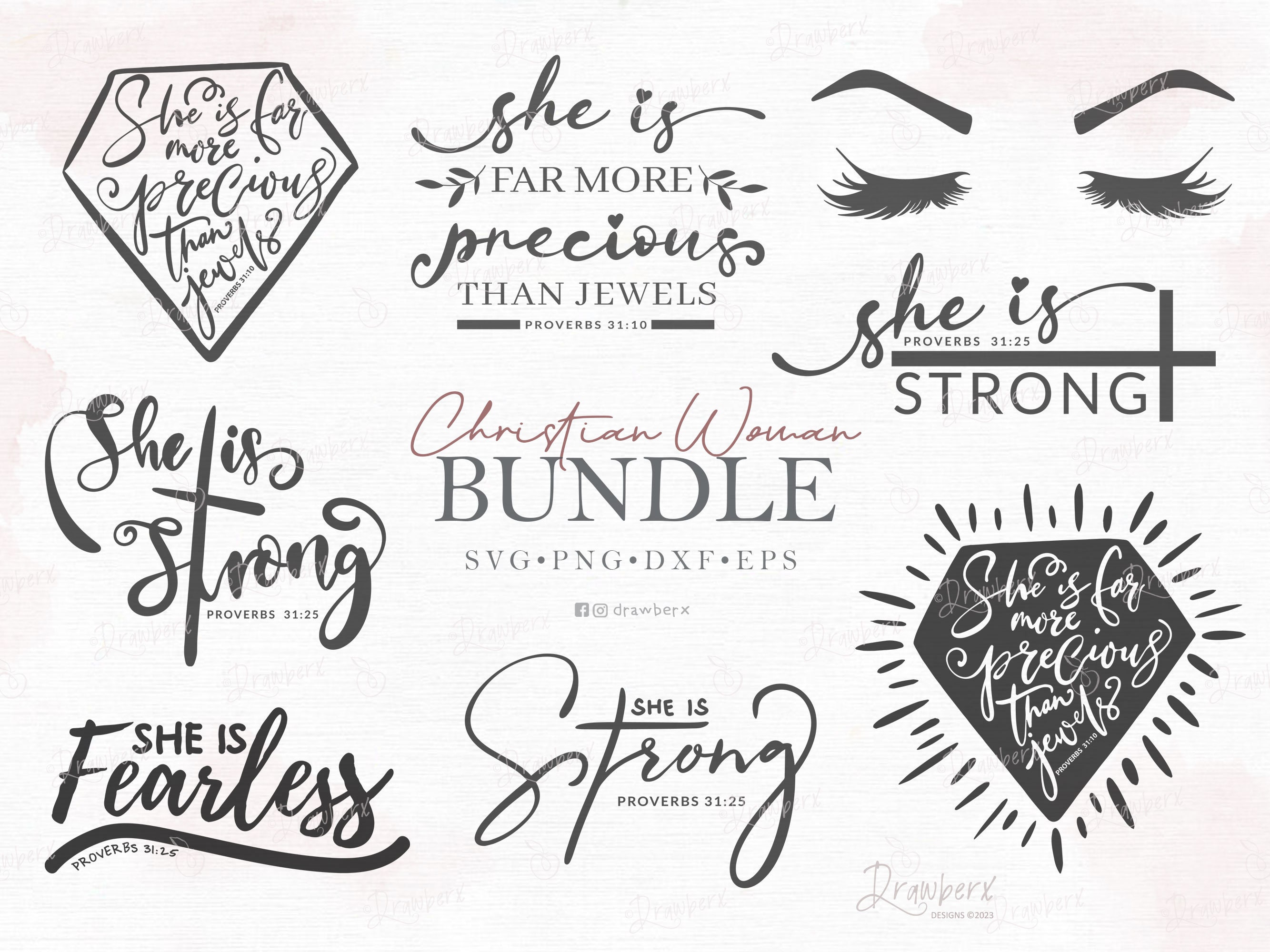 Christian Svg, Godly Woman, Proverbs Svg 31, She is Strong, Woman ...