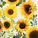 Realistic Sunflower SVG / Sunflower PNG / Sunflower Clipart / Floral ...