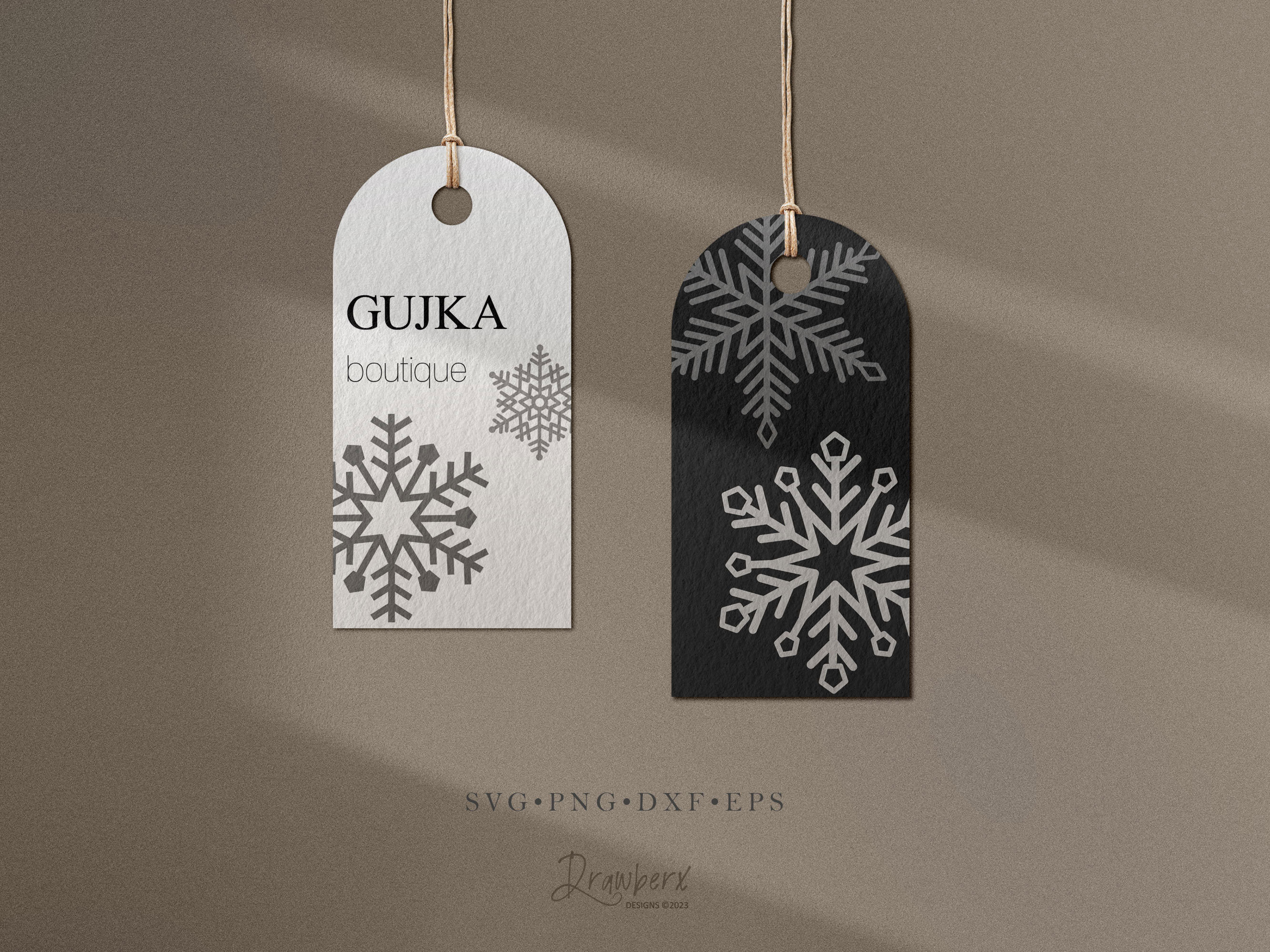 Christmas Snow Svg Bundle, Snowflake / Svg, Png, Eps, Dxf / Hello ...