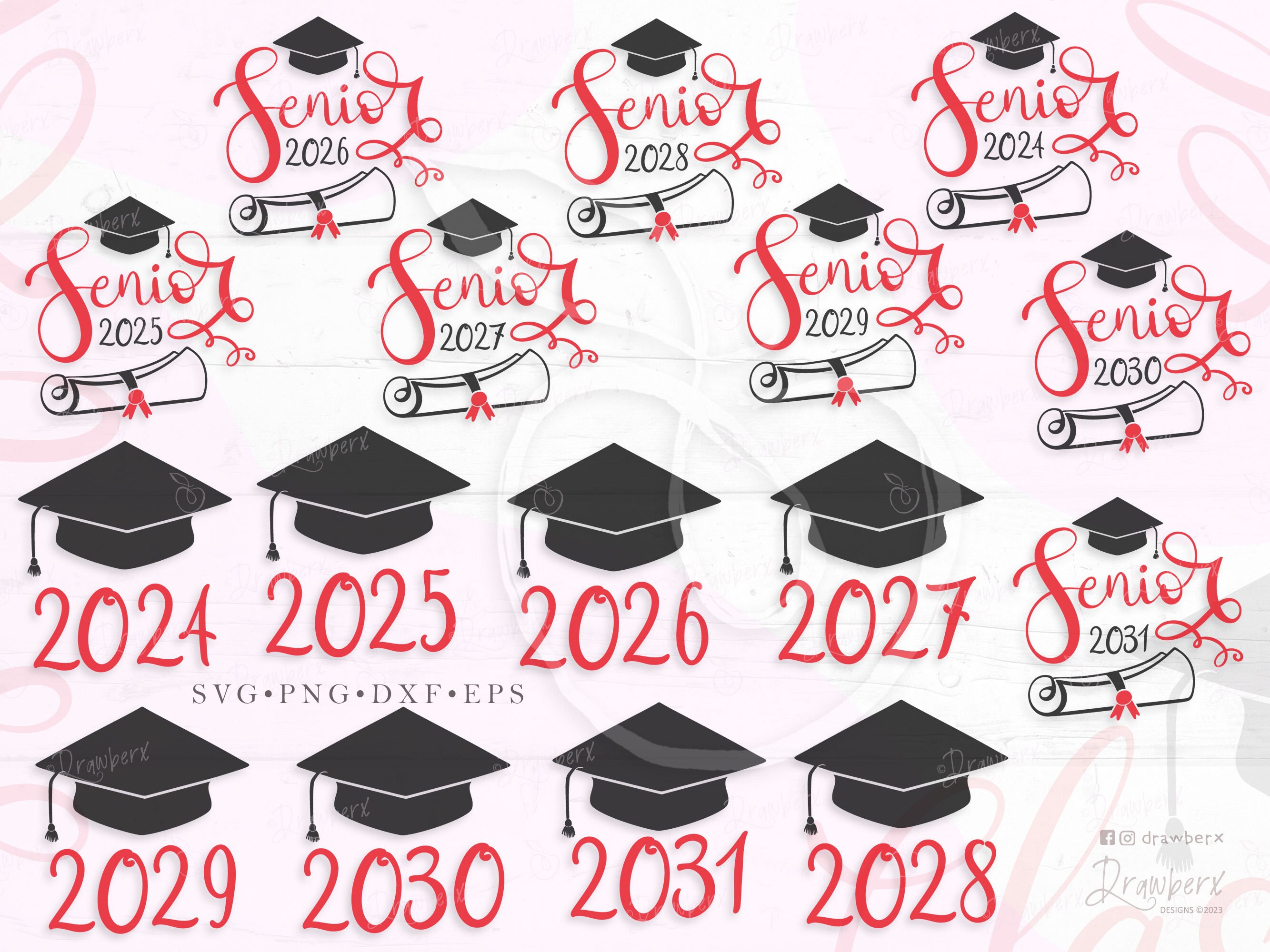 Graduation SVG / Class Of, 2024 31, Senior, Finally Finished, Graduate ...