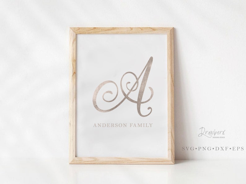 Fancy letters svg, Cursive Alphabet Svg, Hand Lettered Script, Monogram ...