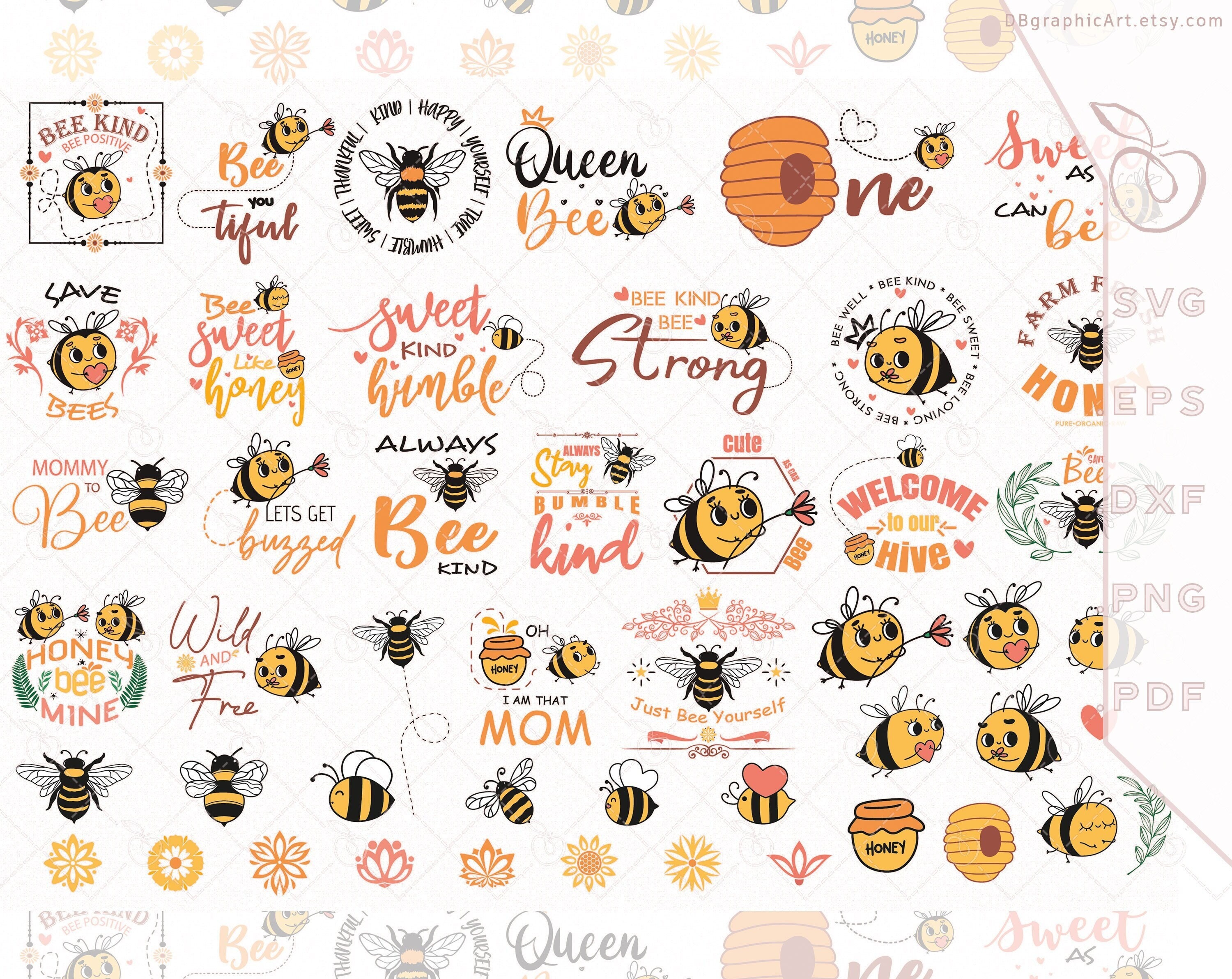 Bee SVG Bundle /honey Bee Png /bee Cut File,honeycomb,bee Sayings/svg ...