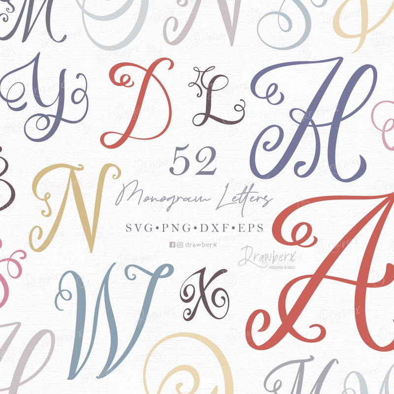 Script Letters - Etsy