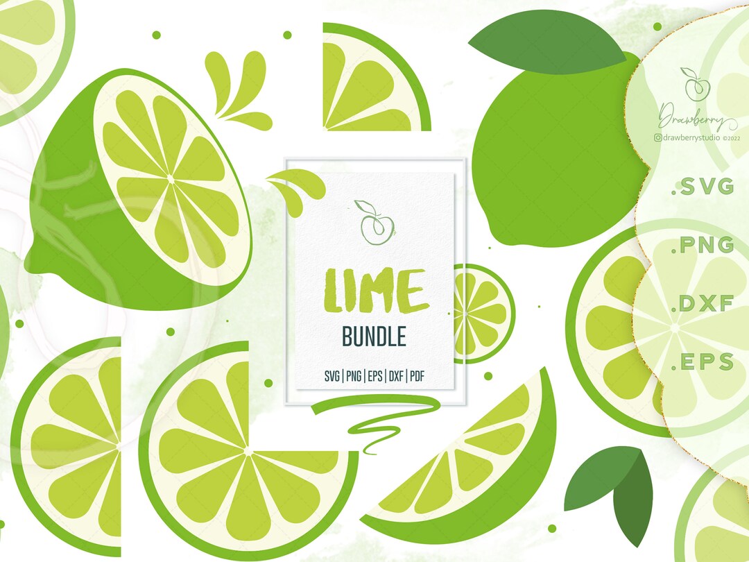 Lime Svg, Lime Slice Png, Svg Cut Files, Cricut, Svg, Png, Eps, Dxf ...