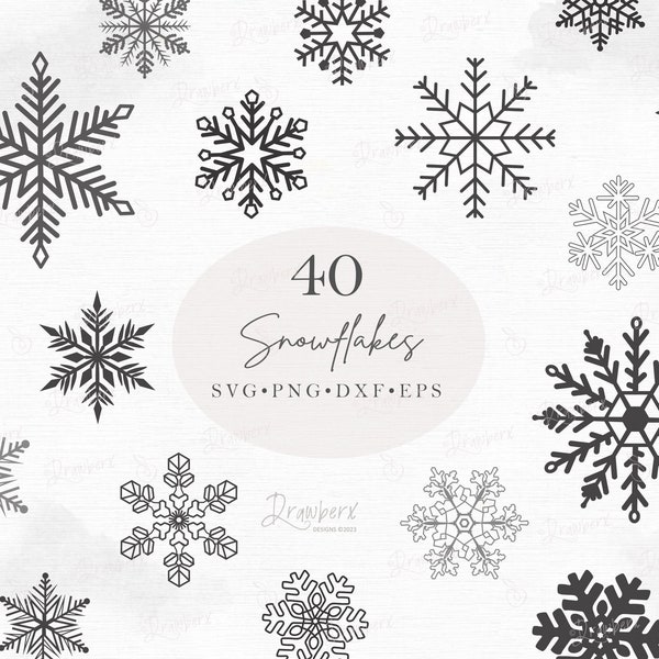 Falling Snow Svg - Etsy