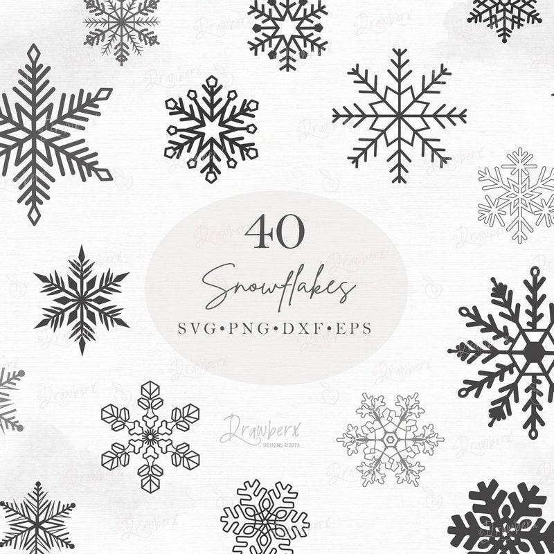 Falling Snow Svg - Etsy