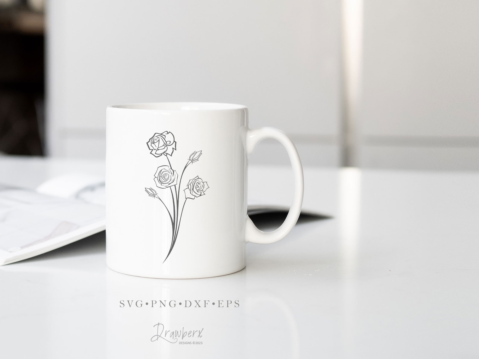 Floral Border Svg / Botanical Divider Svg, 40 Flower Swirl Design ...