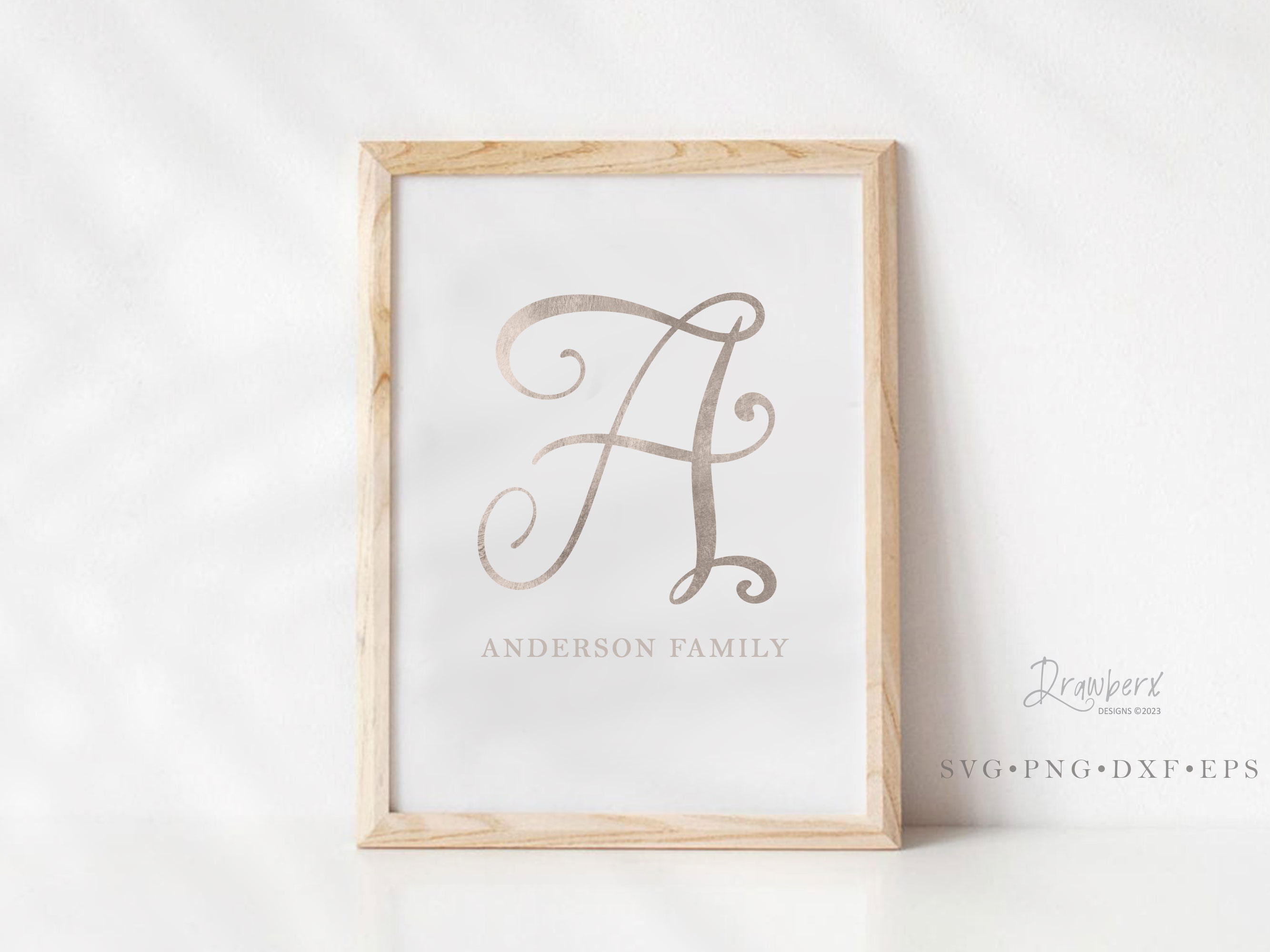 Fancy Cursive Letters Svg, Monogram Alphabet Svg, Flourish Initials Svg ...
