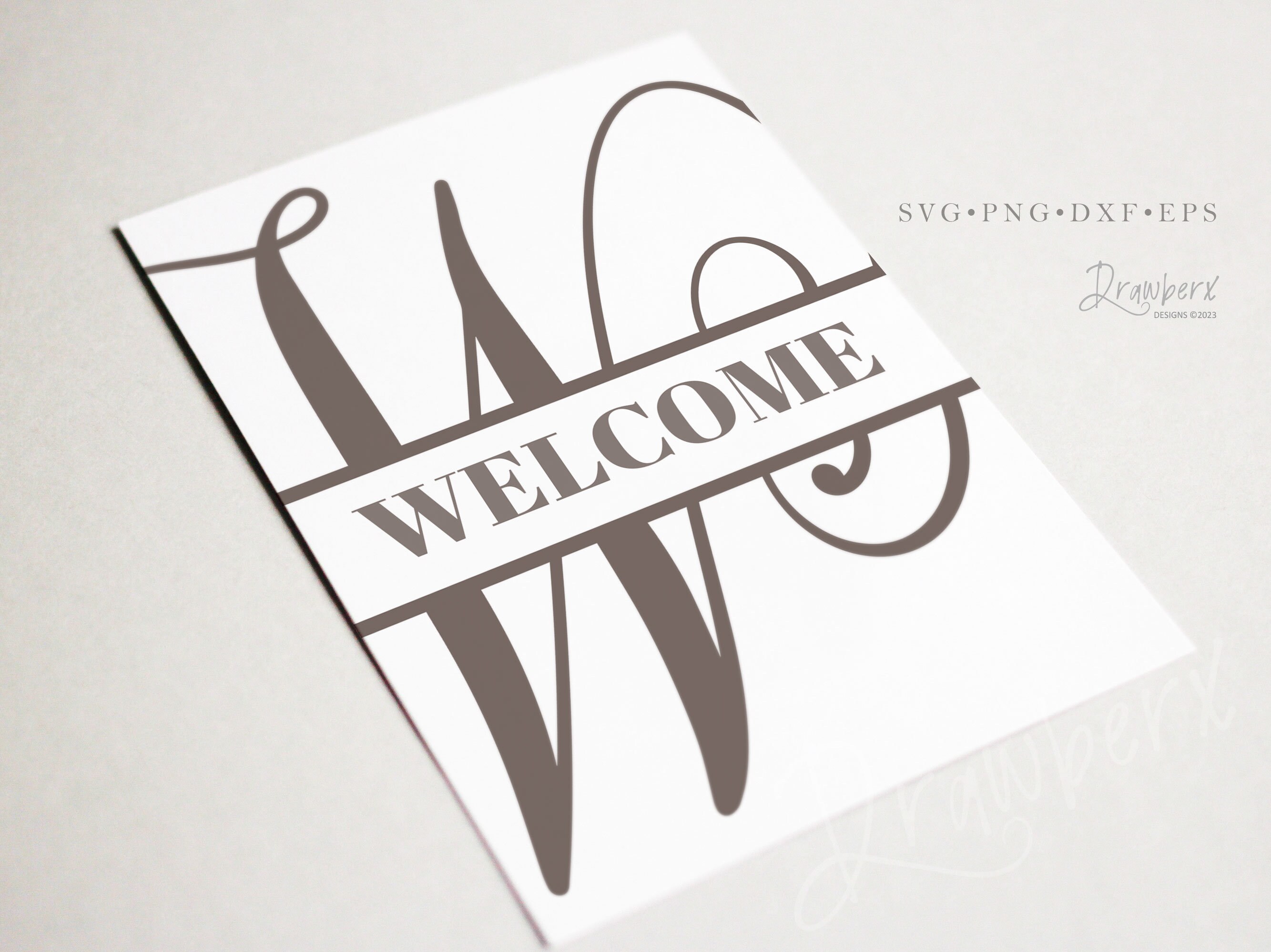 Split Letter Svg Bundle, Script Monogram Alphabet, Hand Lettered Split ...