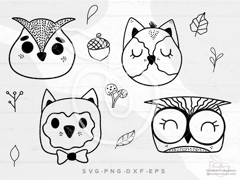 Cute Owl Face Svg, Owl Svg Cut File for Kids, Doodle Animal Head ... Cute Owl Face Svg, Owl Svg Cut File for Kids, Doodle Animal Head ...