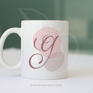 Cursive Letters Svg, Fancy Alphabet Svg, Monogram, Capital Script ...