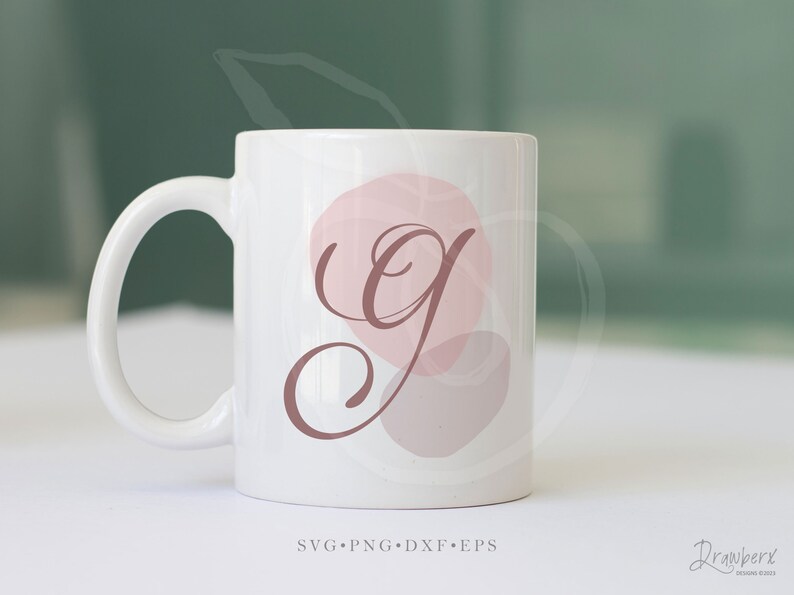 Cursive Letters Svg, Fancy Alphabet Svg, Monogram, Capital Script ...