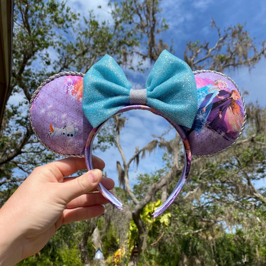 Minnie Mouse Ears - Frozen - Anna & Elsa - One of a Kind - Disney ...
