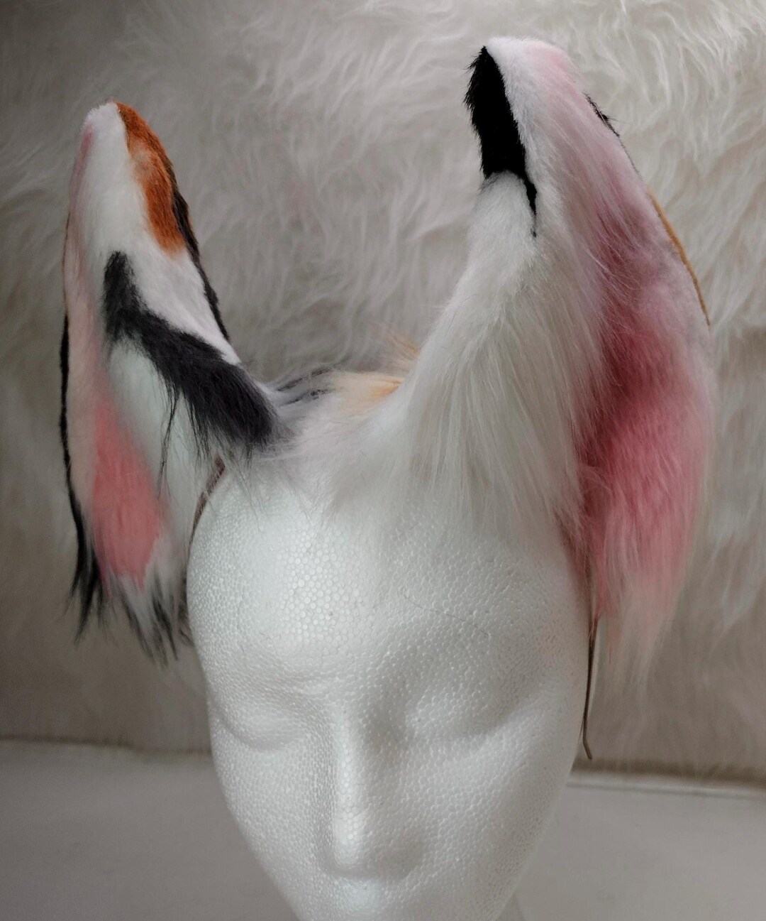 Kemonomimi Style Calico Cat Ears and Tail for Costumes and Cosplay - Etsy