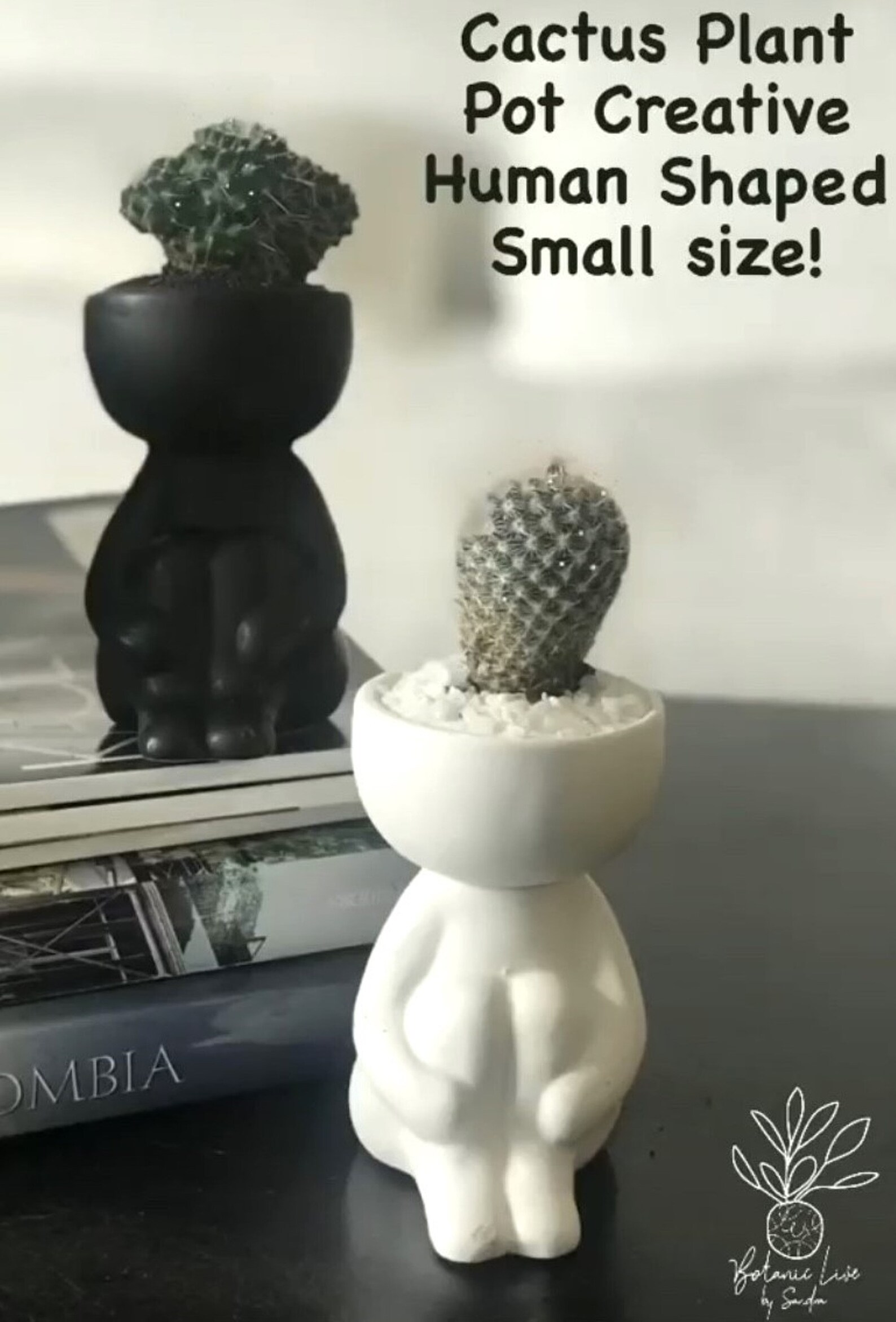 3D Face Planter Pot, Human Figure Ceramic Succulent Vase - Etsy