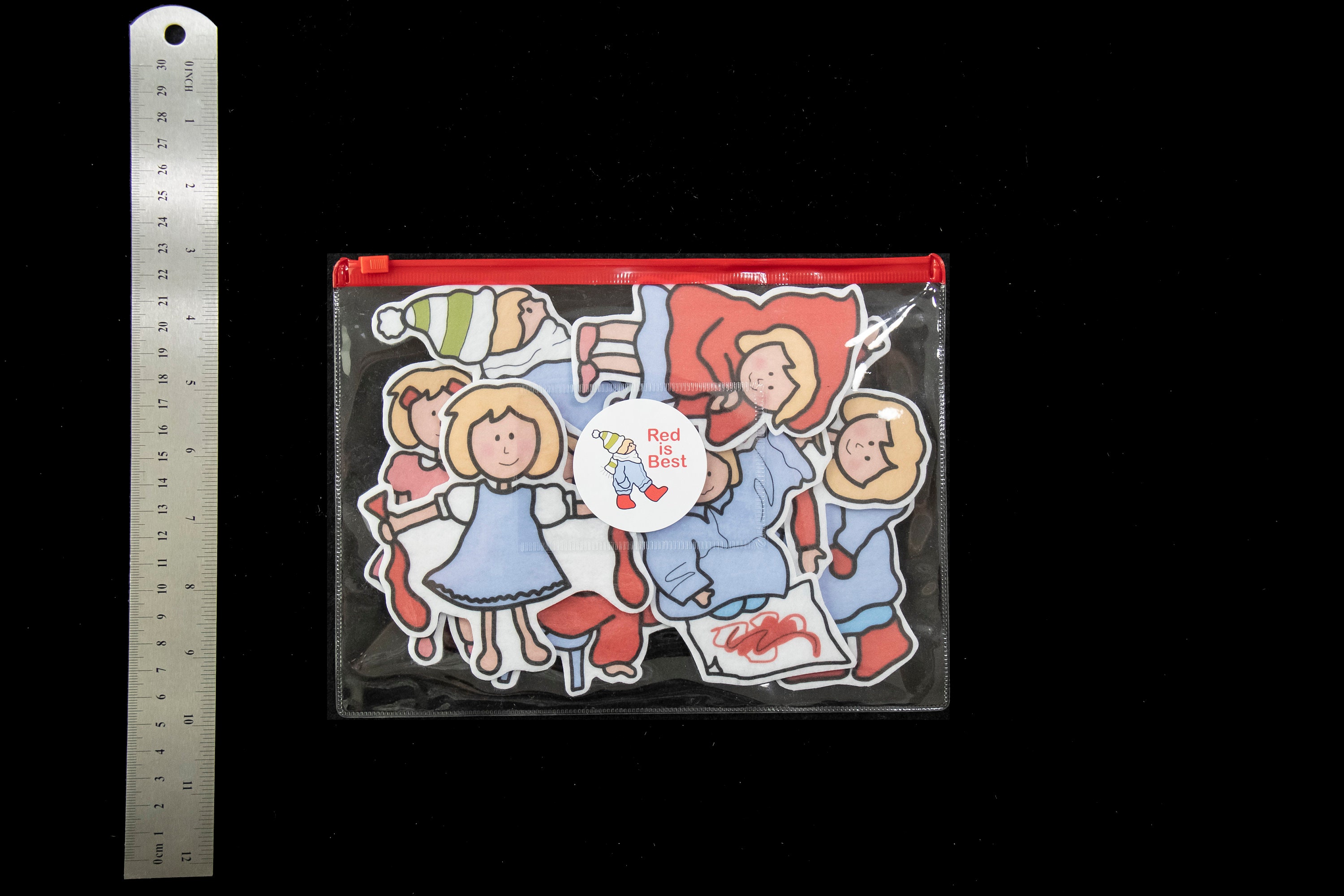 Red is Best Felt Story Set - Etsy
