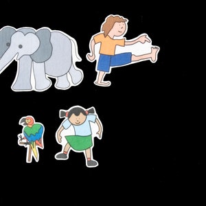 From Head to Toe Felt Story Set - Etsy