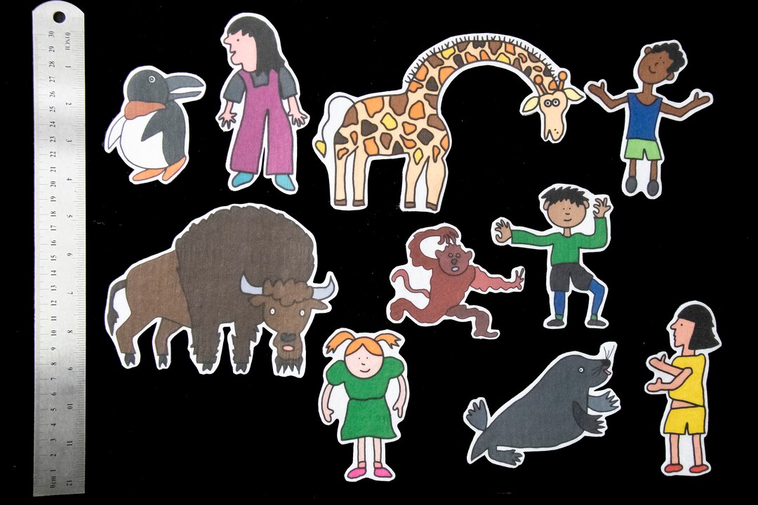 From Head to Toe Felt Story Set - Etsy