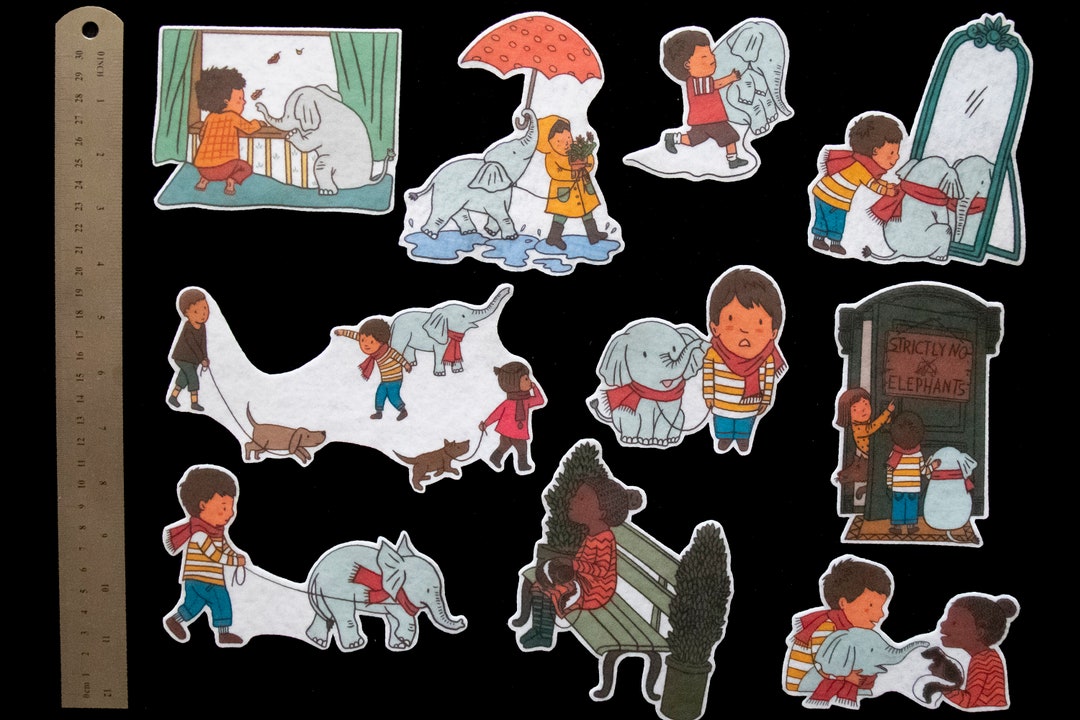 Strictly No Elephants Felt Story Set - Etsy