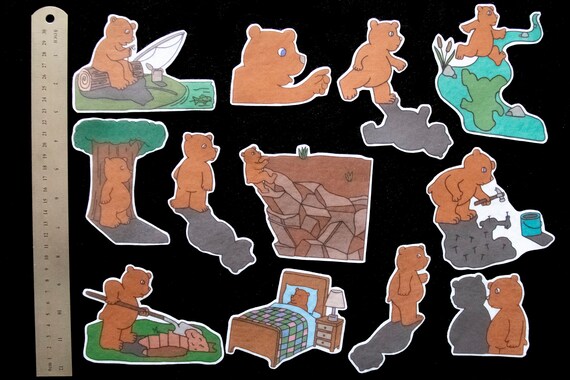 Moonbear's Shadow Felt Story Set | Etsy