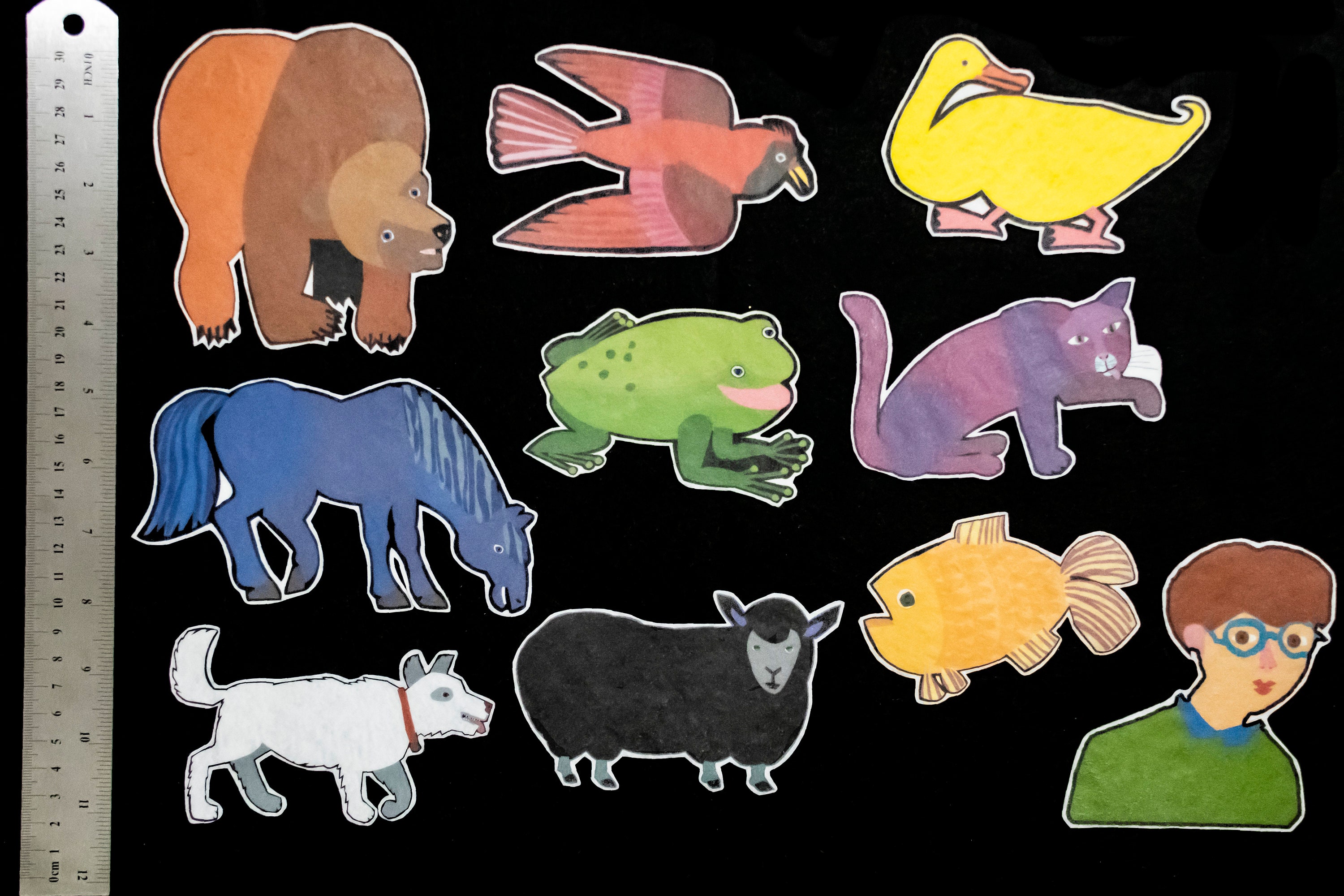 Brown Bear Brown Bear What Do You See Felt Story Set - Etsy Finland