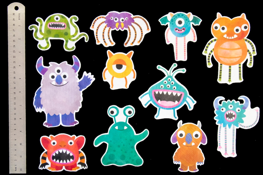 Monsters Felt Set - Etsy