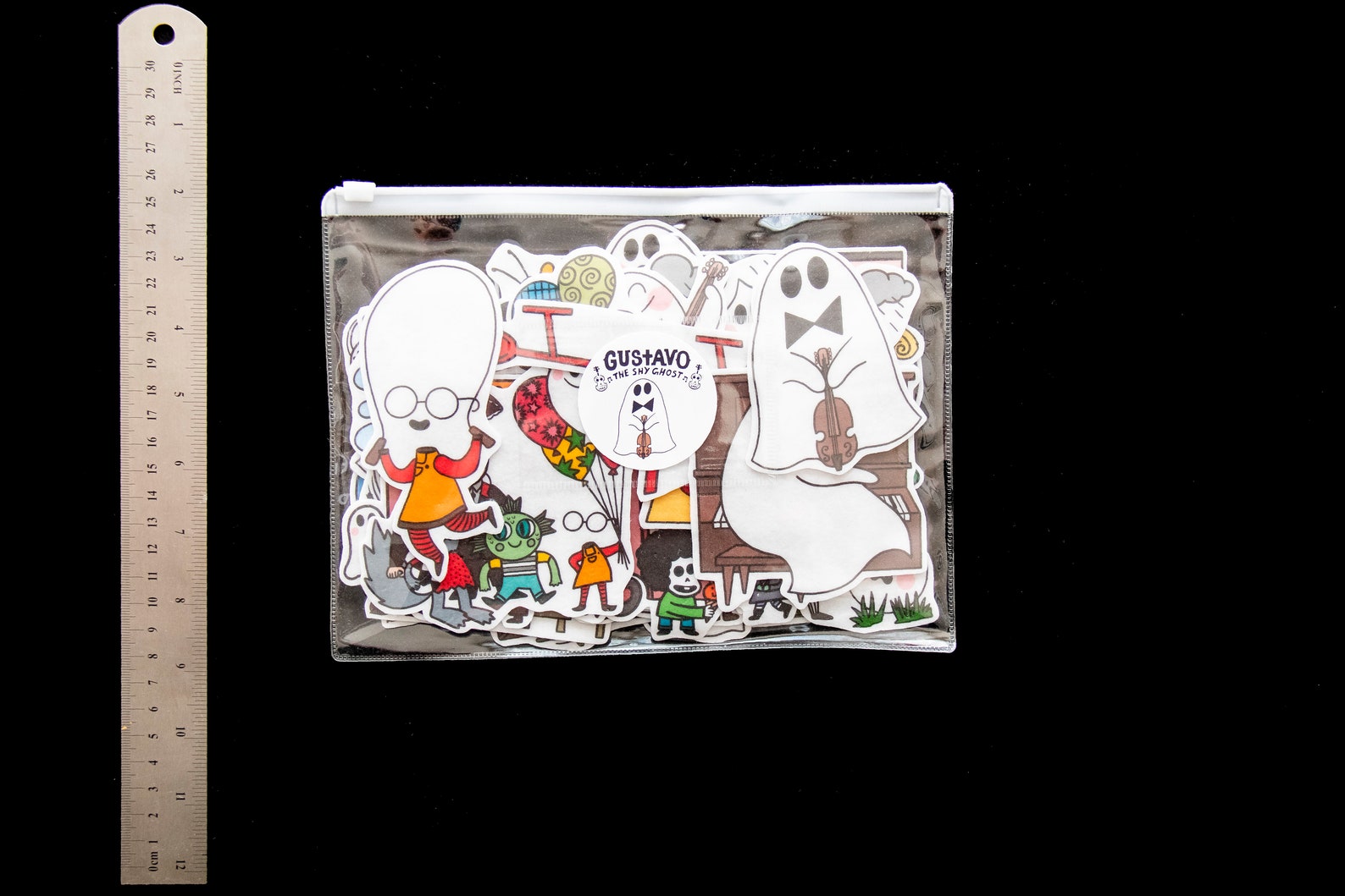 Gustavo the Shy Ghost Felt Story Set - Etsy