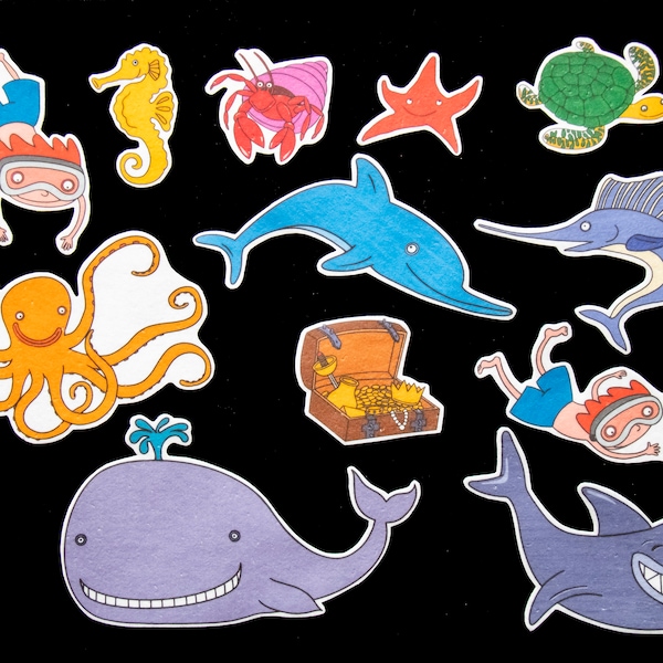 Ocean Felt Board - Etsy