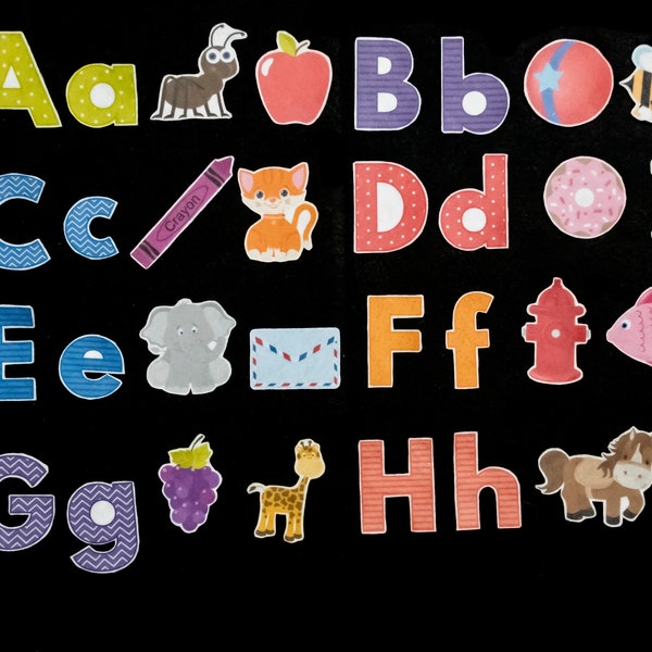 Felt Alphabet - Etsy