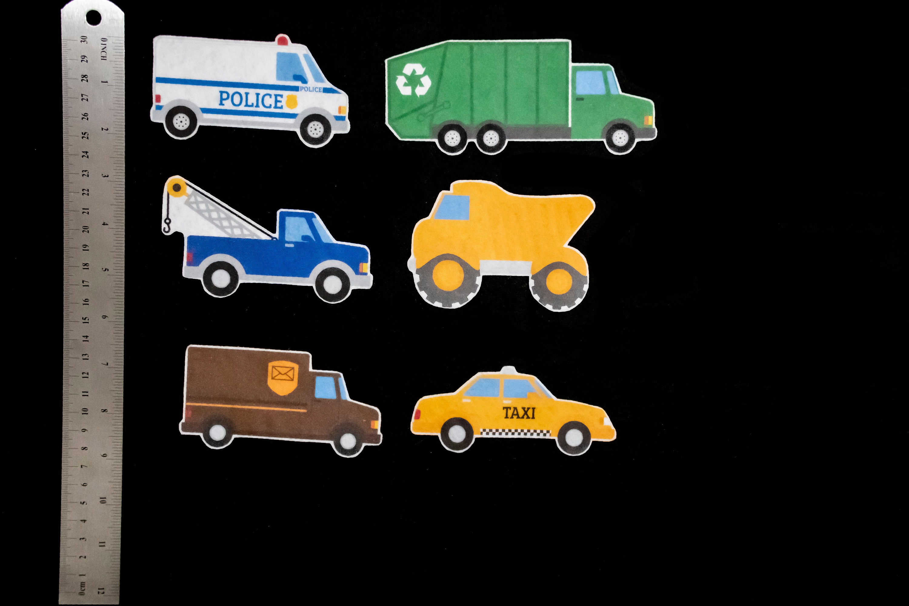 Vehicles Felt Set - Etsy