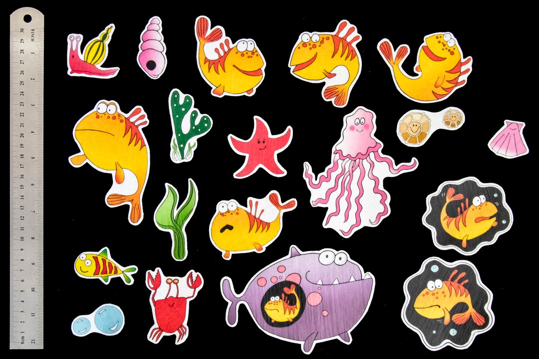 Fidgety Fish Felt Story Set - Etsy