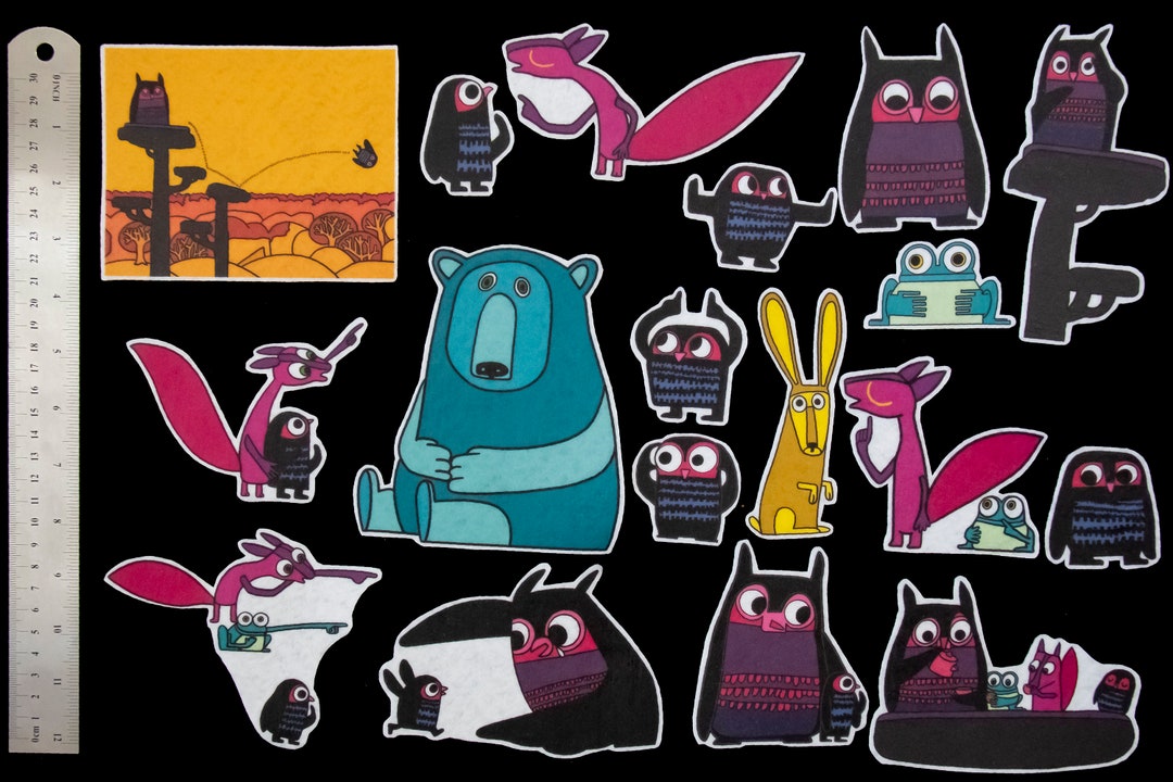 Little Owl Lost Felt Story Set - Etsy